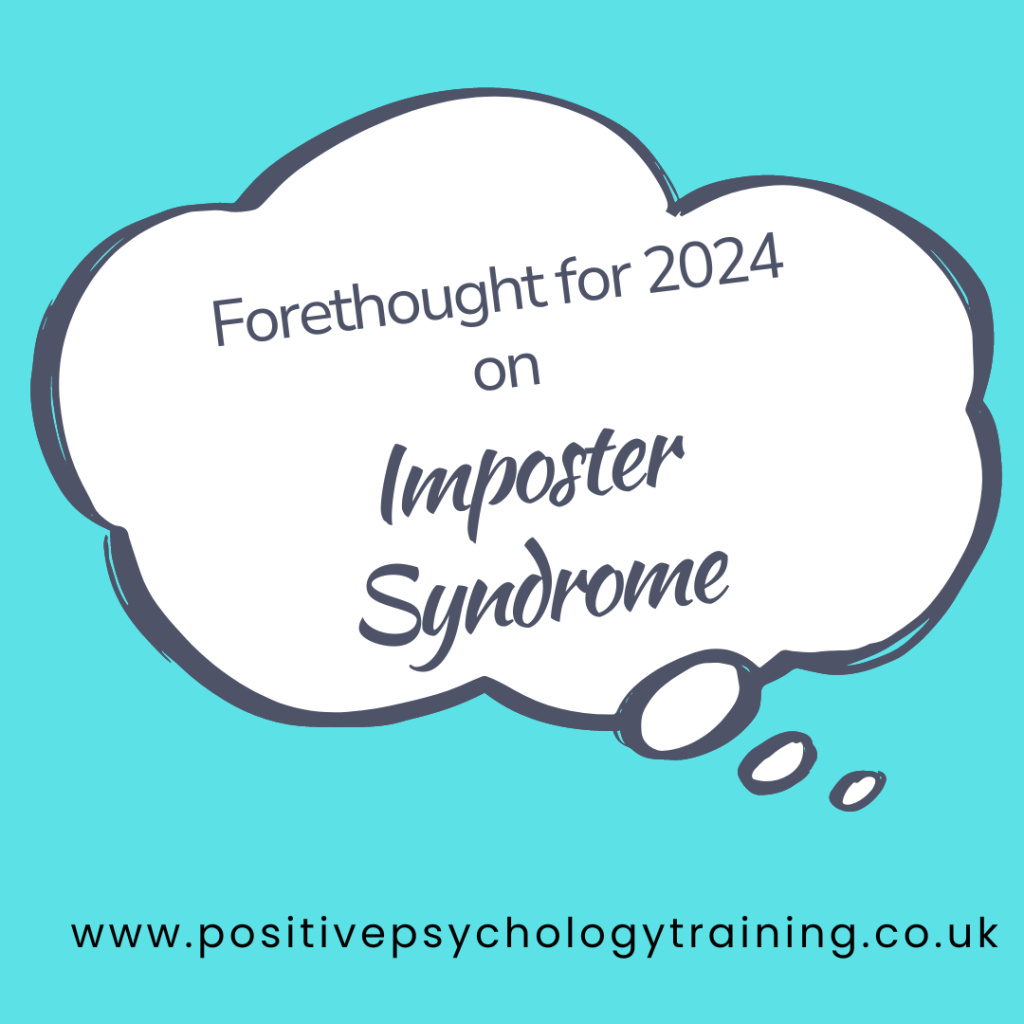 Four thoughts on Imposter Syndrome